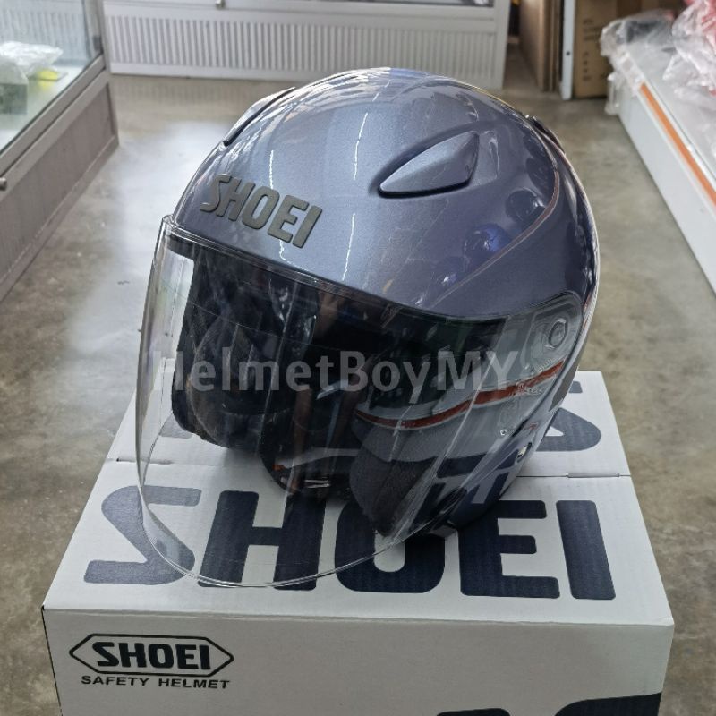 HELMET SHOEI JSTREAM PLAIN SILVER / PEARL GREY / BLACK / MAROON /YELLOW ...