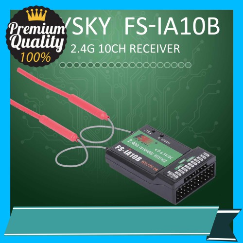 Flysky FS-iA10B Receiver 2.4G 10CH for Flysky FS-i6 FS-i6S FS-i10 Transmitter (Standard ...
