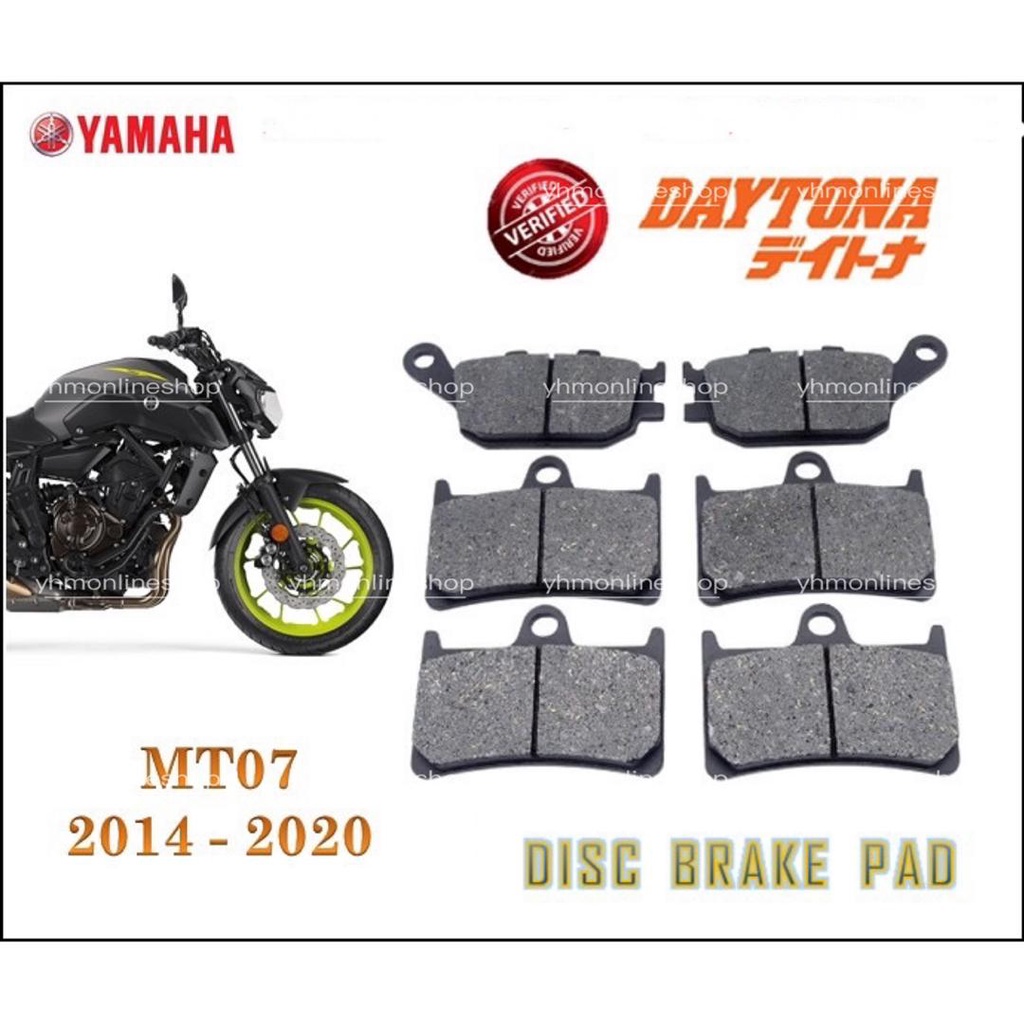 Yamaha Disc Brake Pads MT07 (2014-2020) | Shopee Malaysia