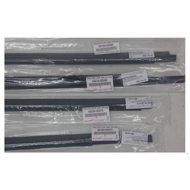 100% ORIGINAL TOYOTA DOOR GLASS OUTER MOULDING VIOS NCP93 68210-0D090 ...