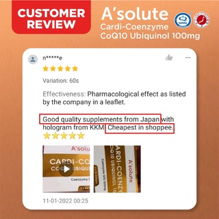 [READY STOK][FAST SHIPPING]Vitamode CoQ10 ubiquinol 60s’s | Shopee Malaysia