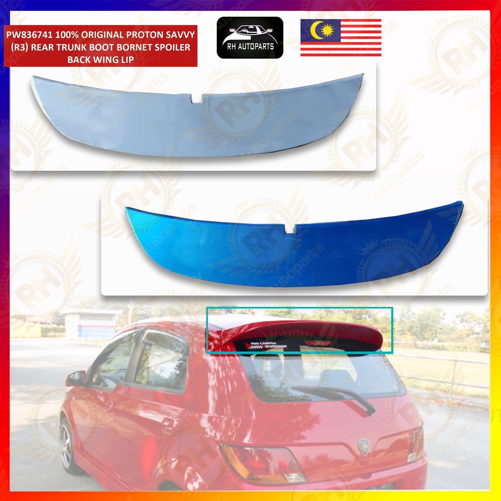 Proton Savvy R3 PW836741 Proton Savvy R3 Rear Trunk Boot bonnet Spoiler ...