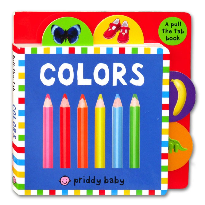 [Priddy Books] COLORS A Pull the Tab Board Book (HA) | Shopee Malaysia