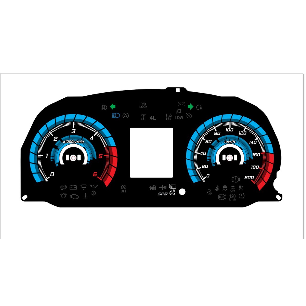 [PRE ORDER] Faceplate Overlay Panel Instrument Cluster Speedometer ...