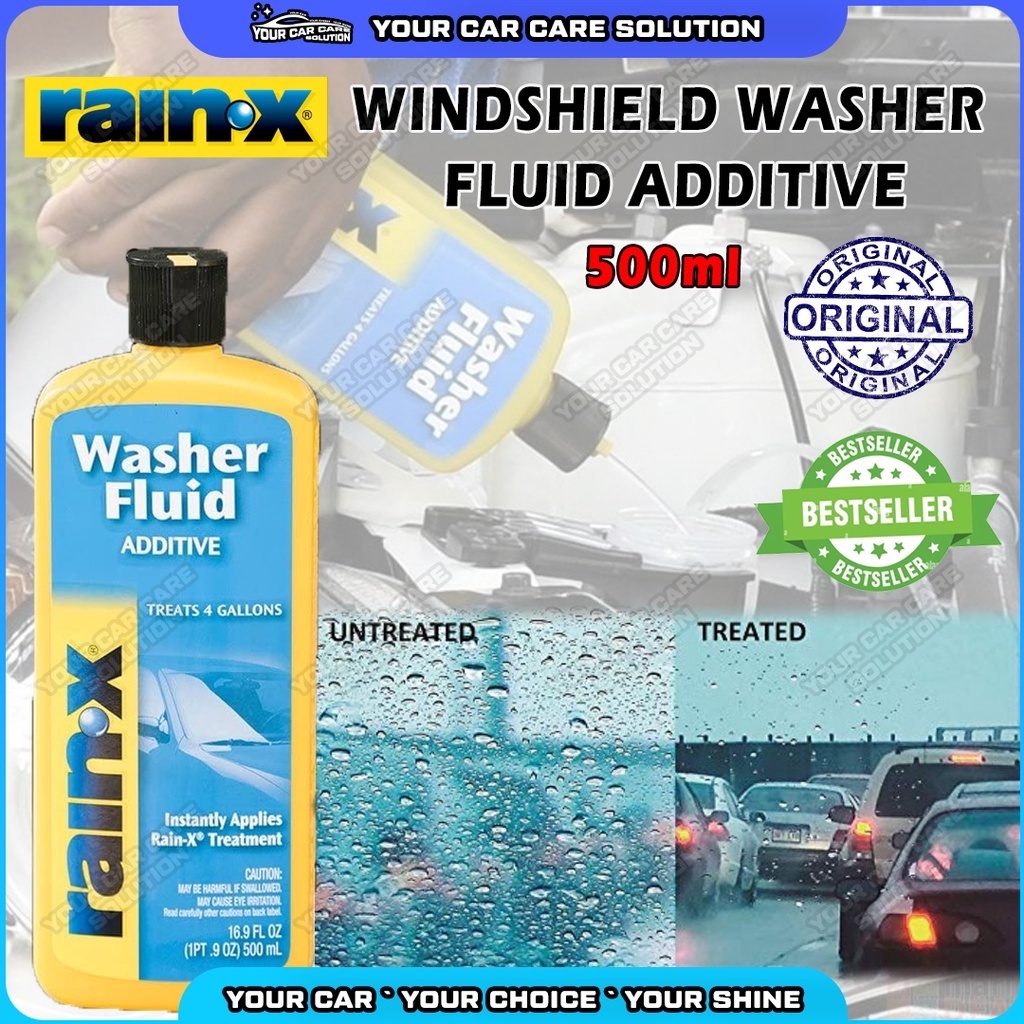 Rain‑X® Rain-X / Rain X / RainX Windshield Washer Fluid Addtive - 500ml ...