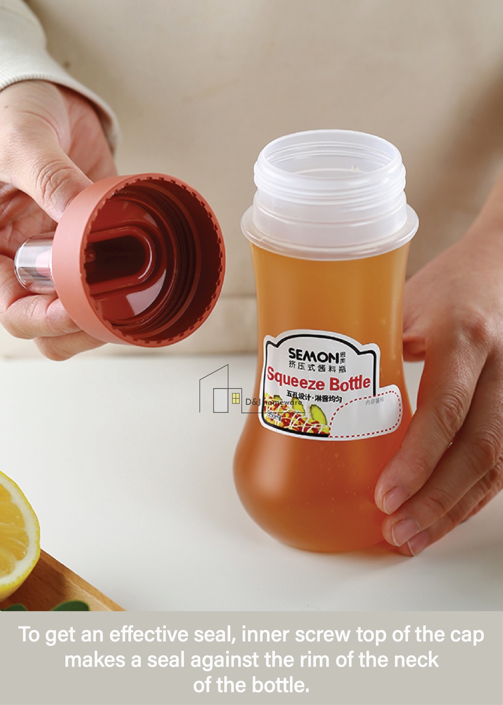 5-Holes Sauce Bottle / 350ML Bottle Roti Jala / Oil Squeezer / Roti ...