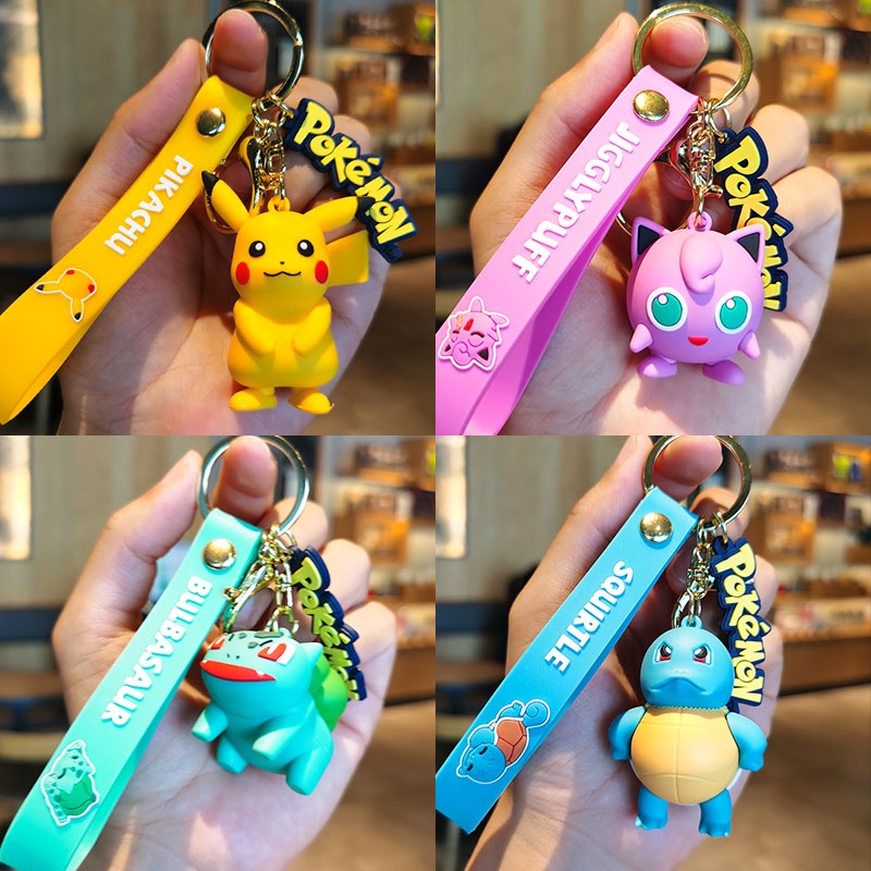 New Pokémon Key Ring Pokémon Charm Pikachu Little Fire Dragon Jenny ...