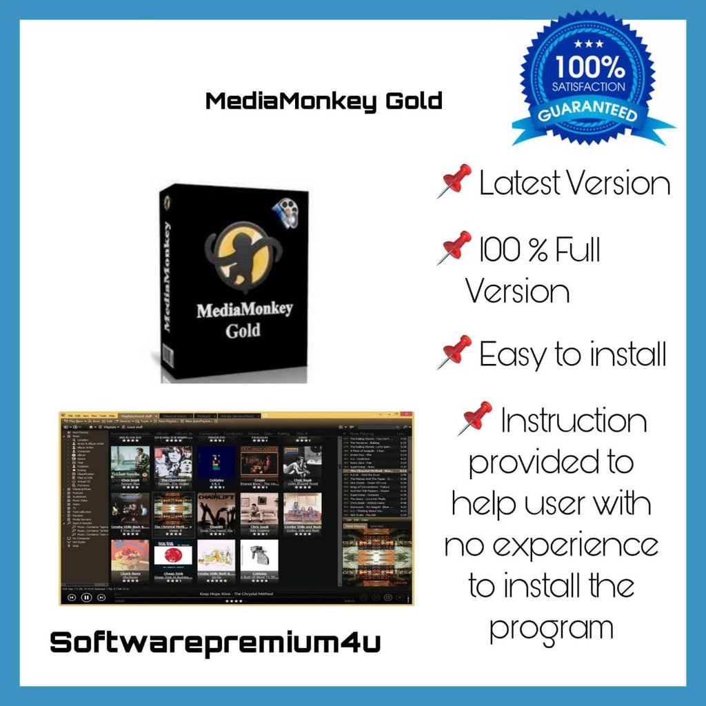 Media Monkey Gold 5 (2021) | Shopee Malaysia