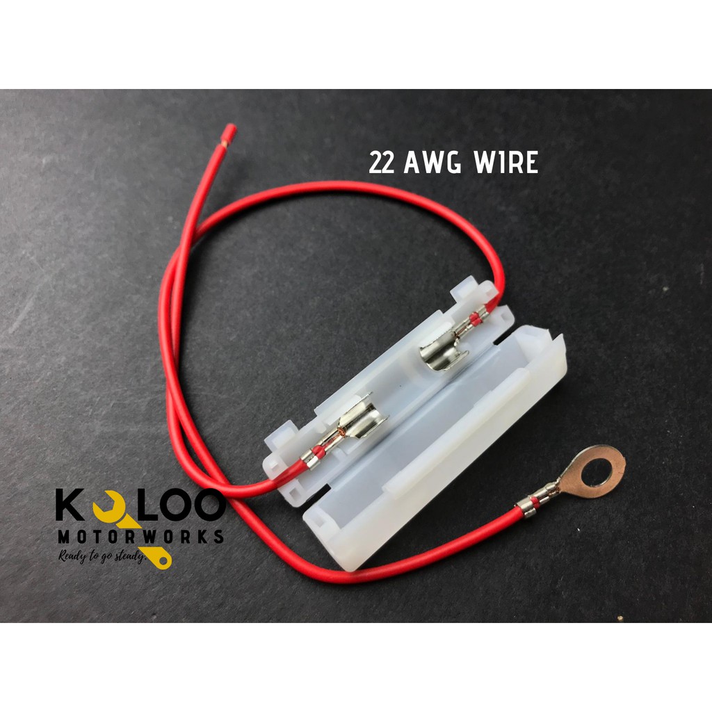 (With Ring Terminal) Universal Motorcycle Fuse Box/ Battery (Bateri ...