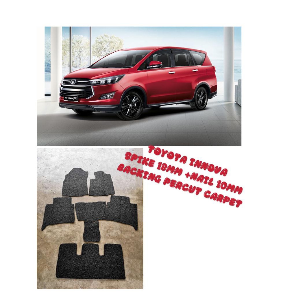 TOYOTA INNOVA 2017 - 2022 PER-CUT SPIKE 18MM + NAIL 10MM BACKING CAR ...