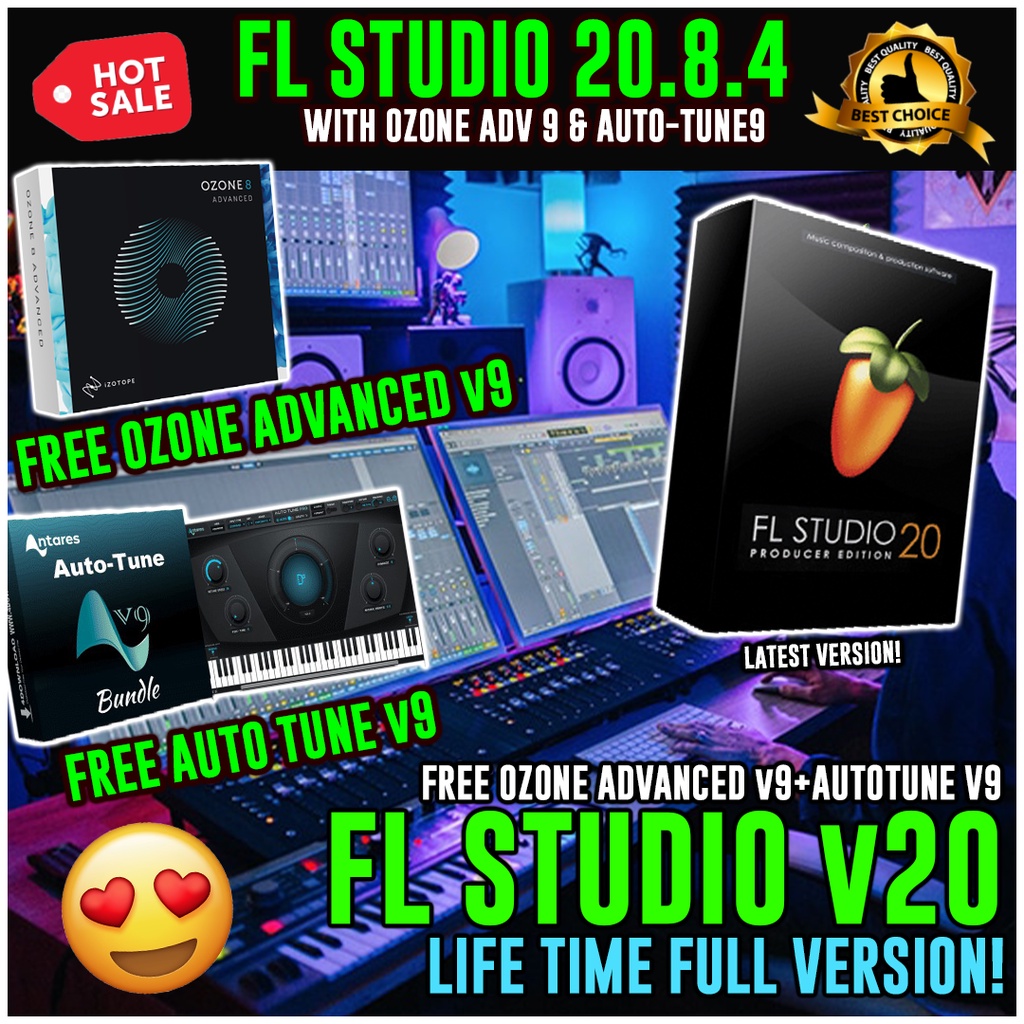 🔥 FL Studio v20.8.4 Signature Bundle Producer Edition + FREE Ozone ...