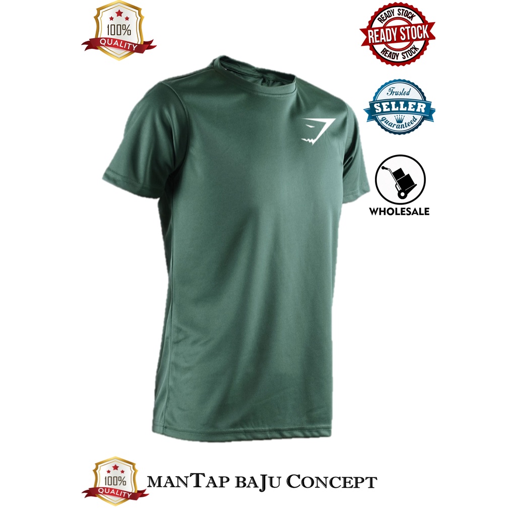 Shark jersey / gymshark fitness gym logo shirt / tank top singlet body ...