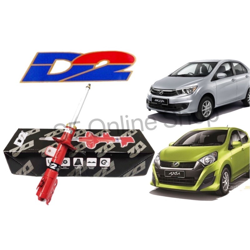 D2 Heavy Duty Absorber Perodua Axia,Bezza Absorber Front & Rear ...