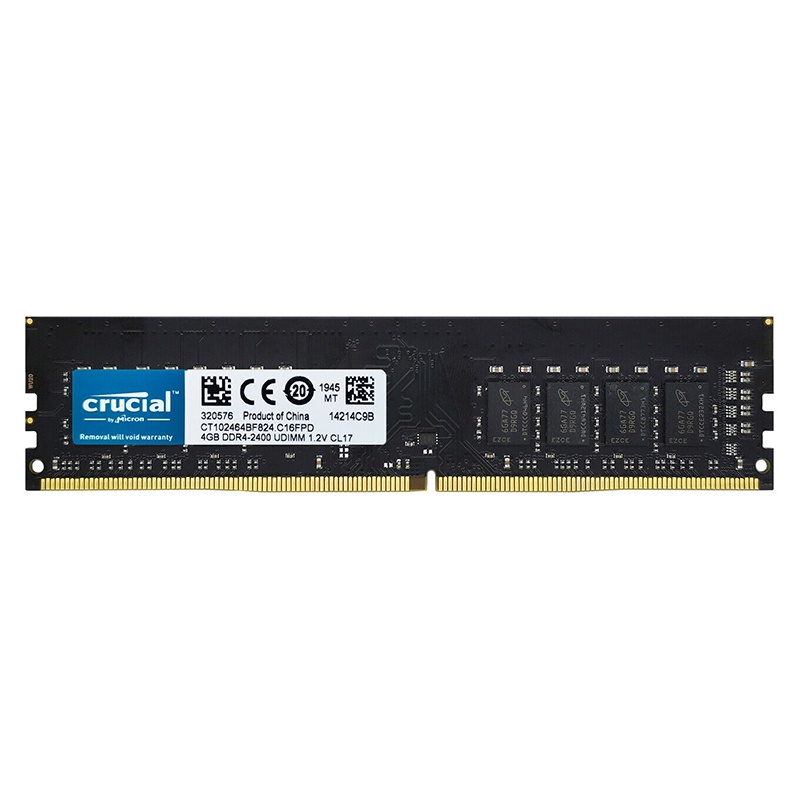 Crucial DDR4 ram 4GB 8GB 16GB 2133Mhz 2400MHz 2666Mhz 3200MHz DIMM Memoria Desktop RAM | Shopee ...
