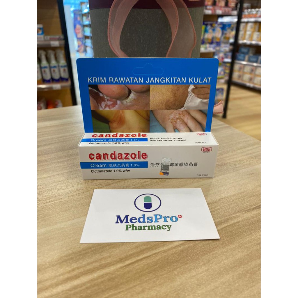 CANDAZOLE Cream Clotrimazole 15g (EXP11/26) | Shopee Malaysia