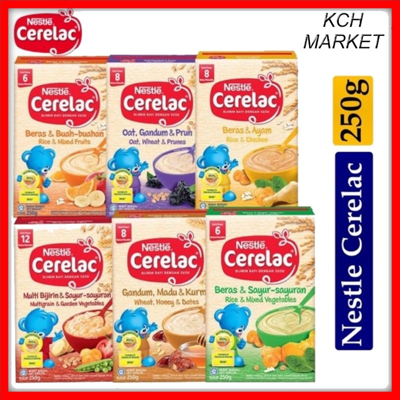 🔥Ready stock🔥NESTLE CERELAC BIJIRIN BAYI DENGAN SUSU 250G | Shopee Malaysia