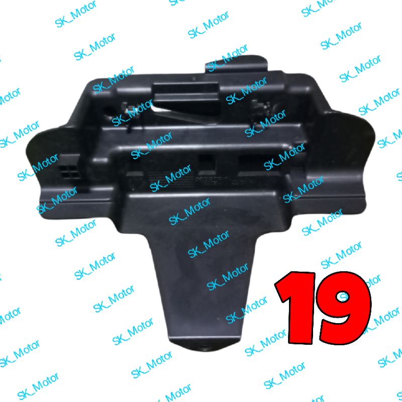 Honda DASH 110 V2 DASH110 V2 New Original Inner Cover Full Set / Kaver Hitam Handle Rear Meter ...