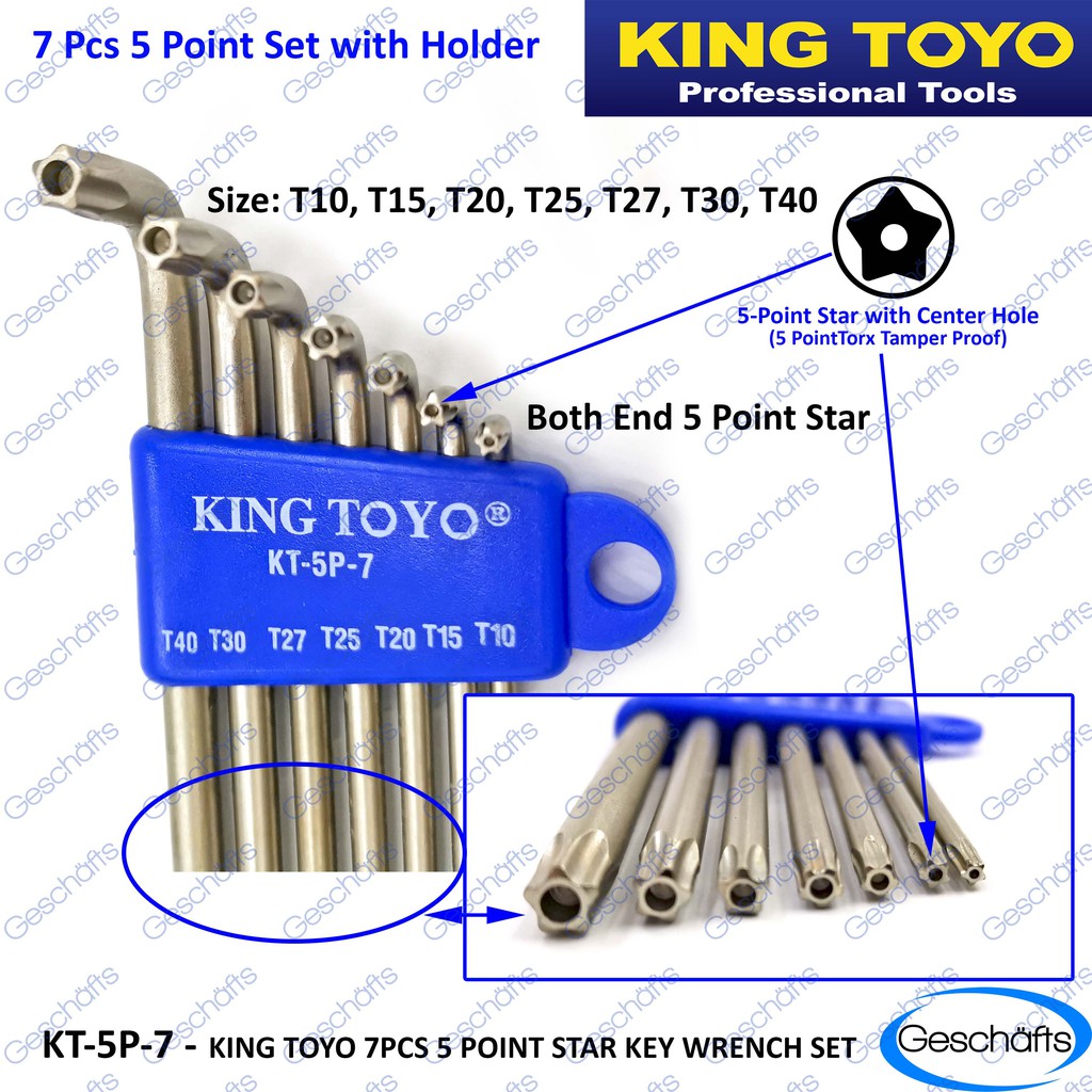 5 point allen key store