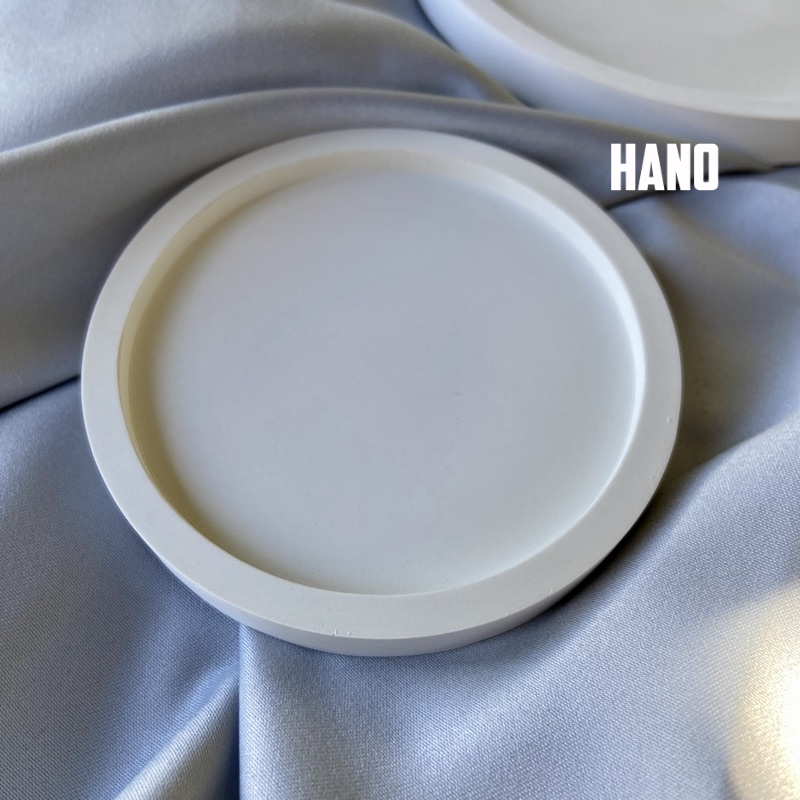 PUTIH Wholesale aesthetic coasters / plain white coasters measuring 8cm ...