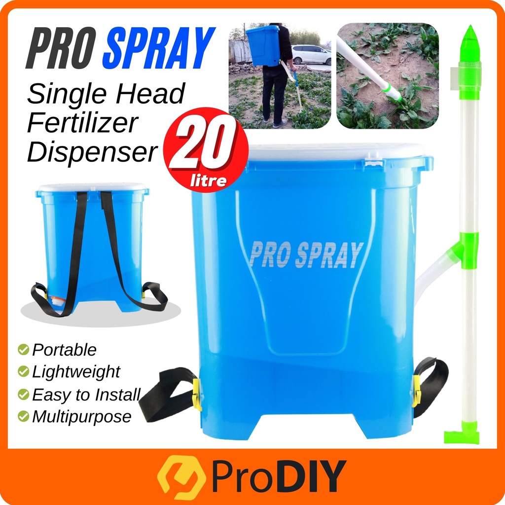 Agricultural Corn 20L Single Head Fertilizer Dispenser Artifact PVC ...