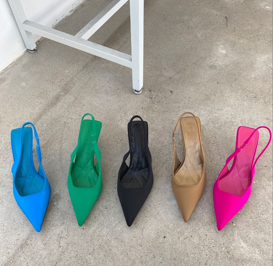 kasut dinner glitter SWEETC Kasut raya perempuan Raya Heels 2024 kasut ...