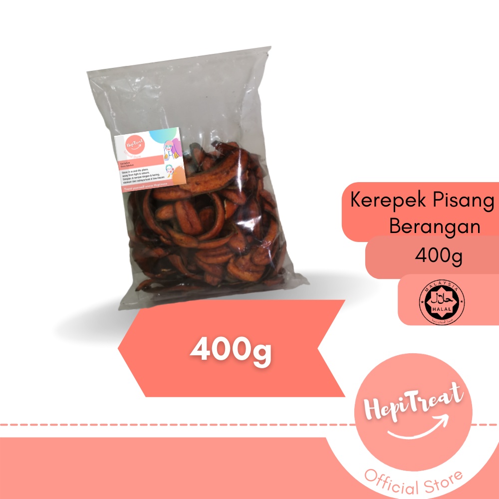 Hepi Treat Kerepek Pisang Lemak Manis Pisang Nipah Sira Pisang Madu Manis Banana Chips 100
