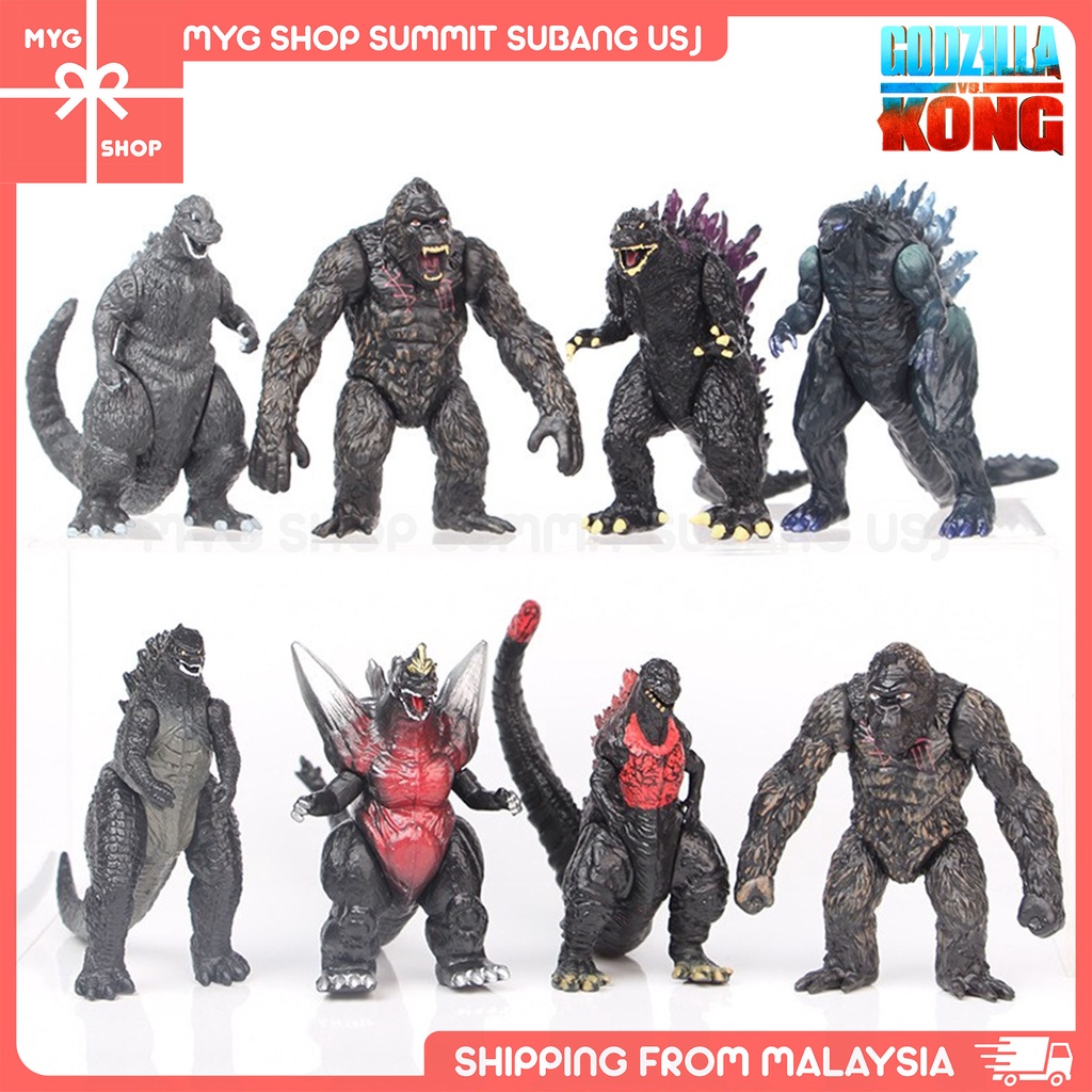 Godzilla VS KONG Collection 8cm Collectibles Mini Figure Toy Cake ...