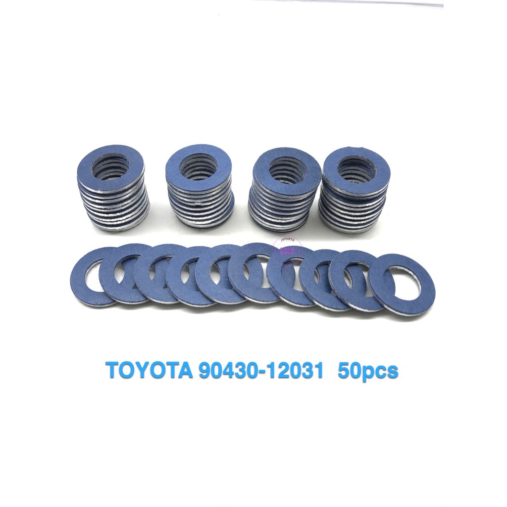 10pcs / 50pcs Engine Oil Drain Plug Gasket Washer For TOYOTA LEXUS ...