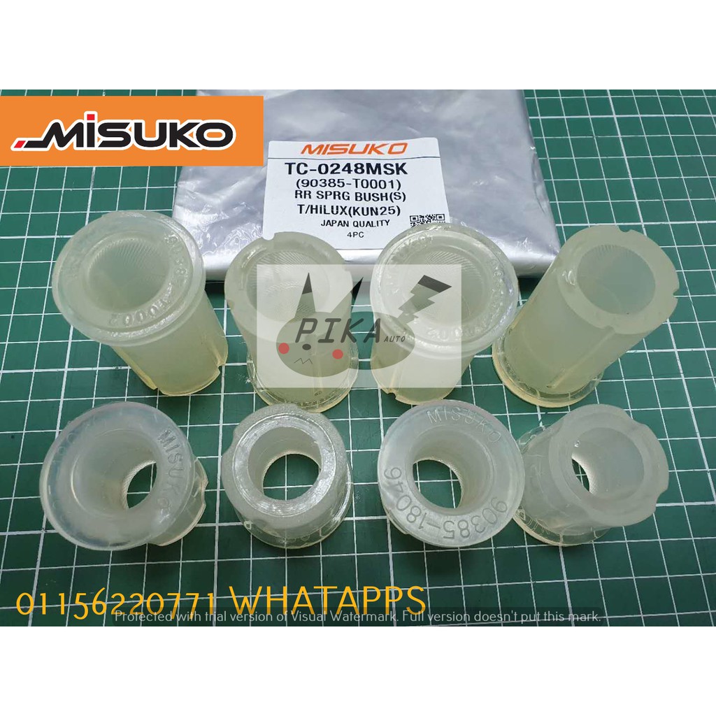 TOYOTA HILUX VIGO (KUN25) & NEW HILUX (GUN126) REAR LEAF SPRING BUSH PU ...