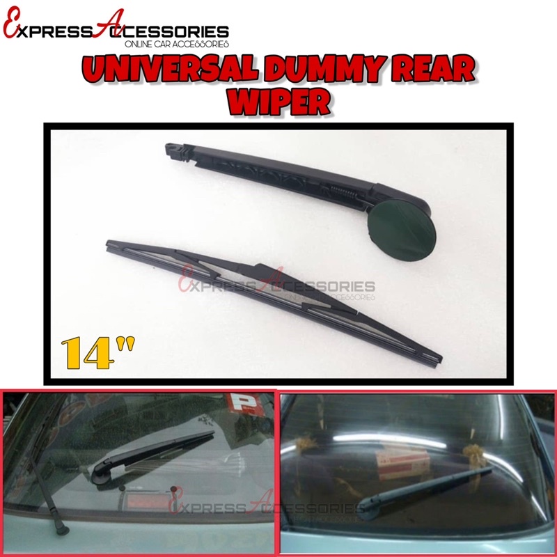 Universal Dummy GSR Rear Wiper 14" - FITS All Car (HONDA/TOYOTA/NISSAN ...