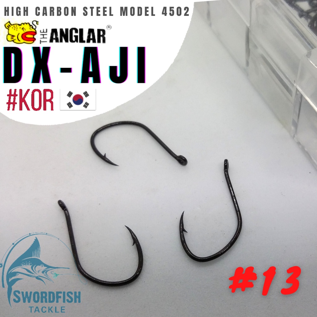 Anglar DX AJI 4502 Hook With Chemically Sharpened Fishing Hook 100pcs ...