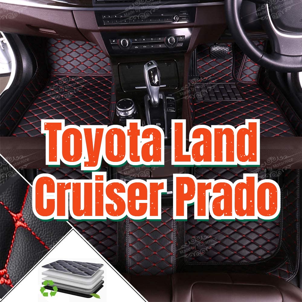 (Ready Stock) For Toyota Land Cruiser Prado Car Floor Mats and Carpets ...