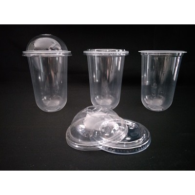 Oval Cup 16 oz / Plastic Cup uk 16 oz Use and without lid | Shopee Malaysia