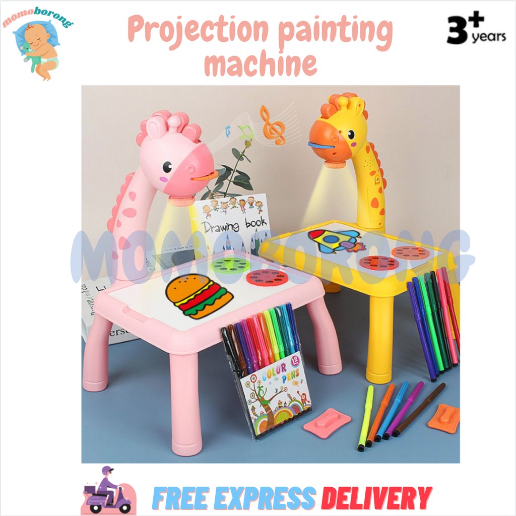Local Projection painting machine desk intelligent graffiti writing ...