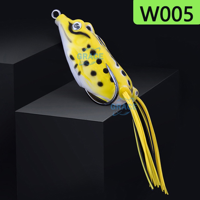 Soft jump frog bait fishing casting fish lure katak tipu haruan umpan ...