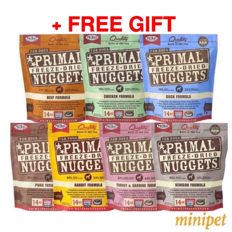 New Stock! Primal Freeze Dried Nuggets 14oz (397gsm) Ready Stock ...