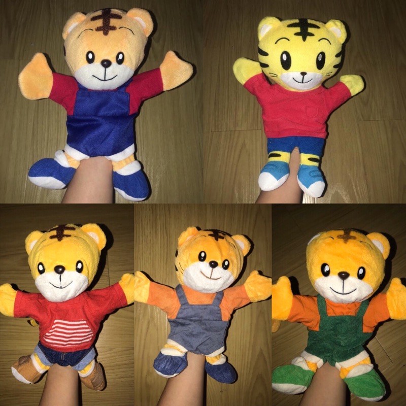 Tiger-shaped hand puppet - tiger-shaped hand puppet for children ...