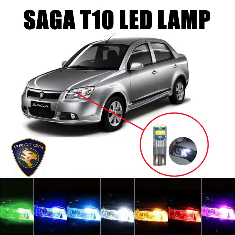 1PC LED Proton Saga T10/W5W Bulb Small Headlight Saga lamp LED Dome ...