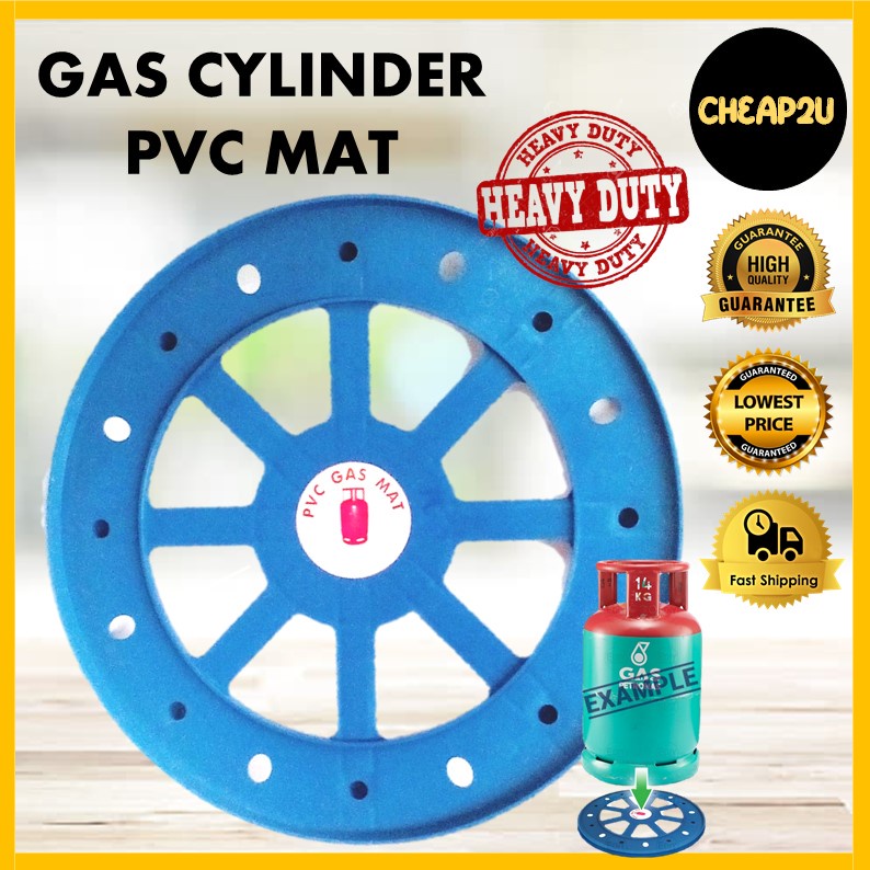 PVC Gas Tank Mat Base HEAVY DUTY Gas Cylinder Protector Mat / Gas Stand ...