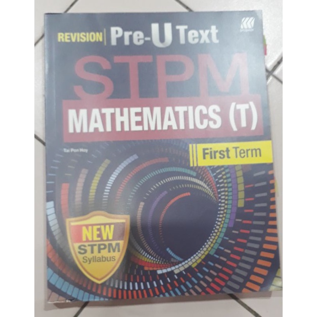 (Second hand) STPM Mathematics T Sem 1 | Shopee Malaysia