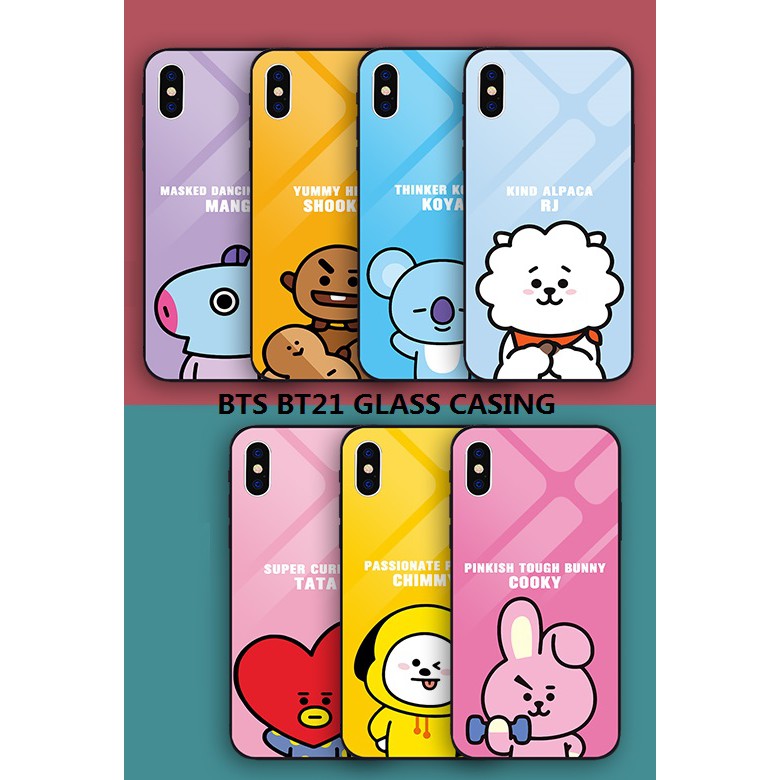 BTS BT21 GLASS CASING PRE-ORDER | Shopee Malaysia