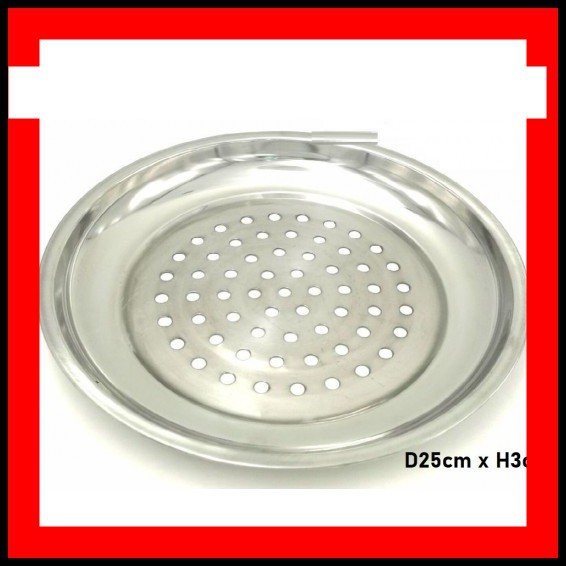 🔥𝐑𝐄𝐀𝐃𝐘 𝐒𝐓𝐎𝐂𝐊🔥 Stainless Steel Steam Plate/ Pinggan Pengukus D25cm x ...