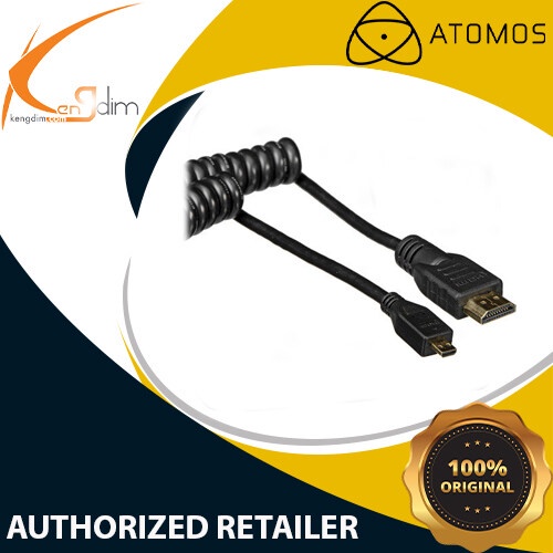 Atomos Micro to Full HDMI Coiled Cable (30cm) | Shopee Malaysia