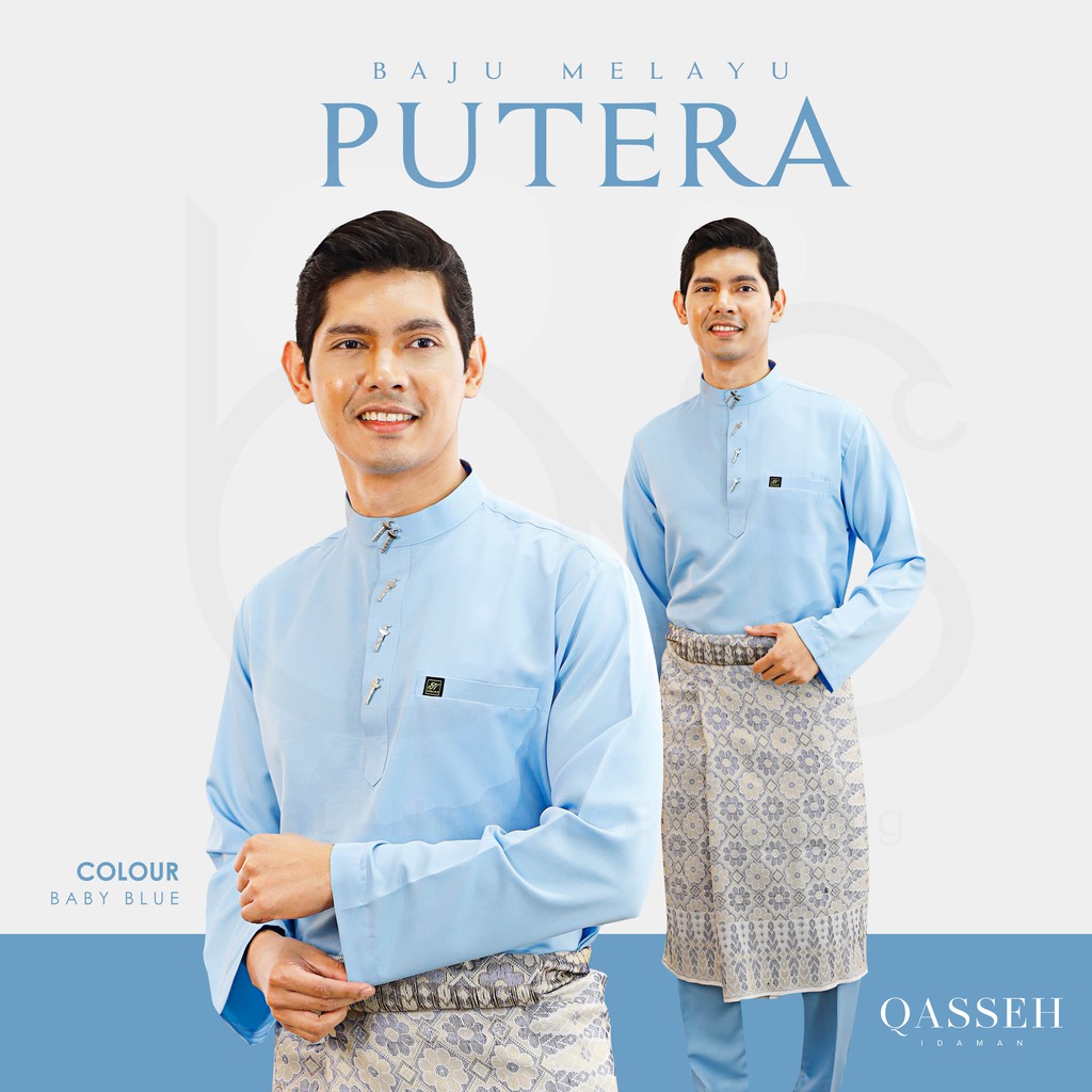 [BABY BLUE ] Baju Melayu Putera [15 Colour] Ready Stock ,Baju Melayu ...