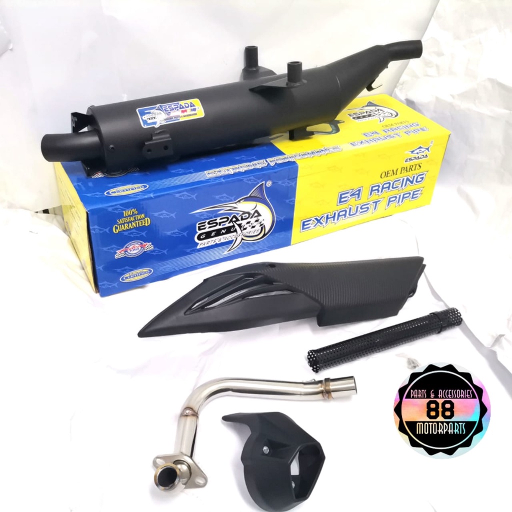 Vario 150 Vario150 (28mm) (100% Original Espada E4) Racing Exhaust Pipe Ekzos Paip E4 (Cutting ...