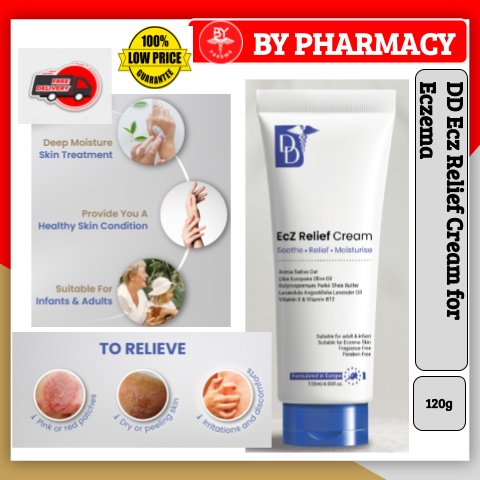 DD Ecz Relief Cream 120g | Eczema Creams for Dry, Itchy Skin 湿疹药膏 ...