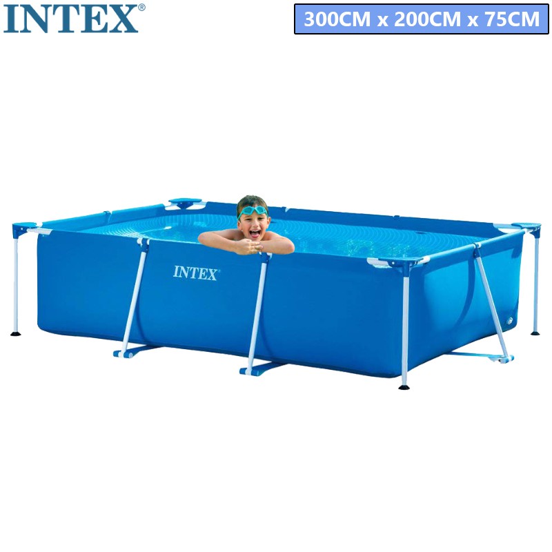 INTEX 28272 3.0M PVC Pipe Rack Pool Bracket Large Family Recreation ...