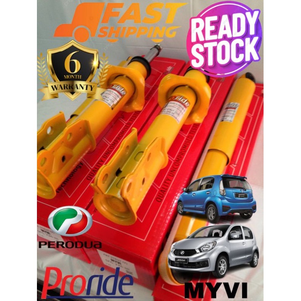 absorber PRORIDE myvi READY STOCK ( standard,heavy duty,performance) | Shopee Malaysia