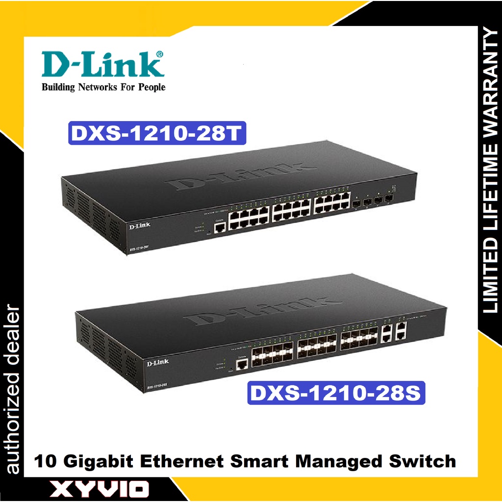 D-LINK DXS-1210-28T / DXS-1210-28S Smart Managed Switch | Shopee Malaysia