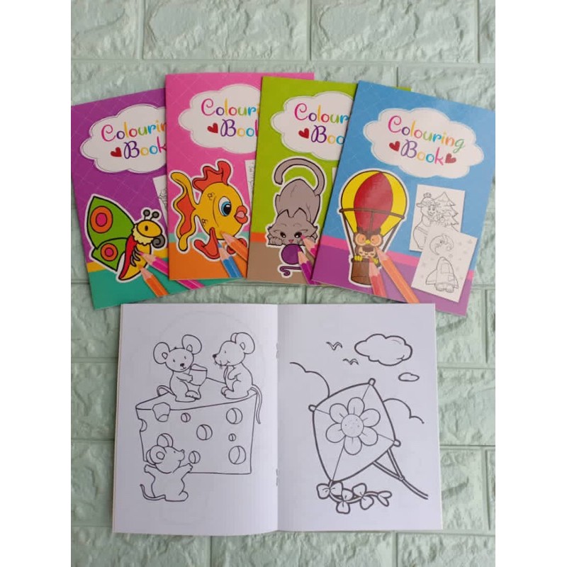A5 Fancy Colouring Book | Shopee Malaysia